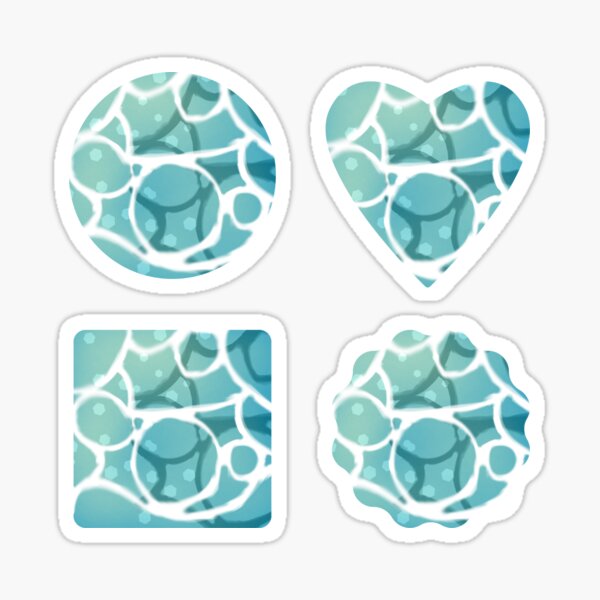 "Clear Water Caustic Reflection" Sticker by quinellie | Redbubble
