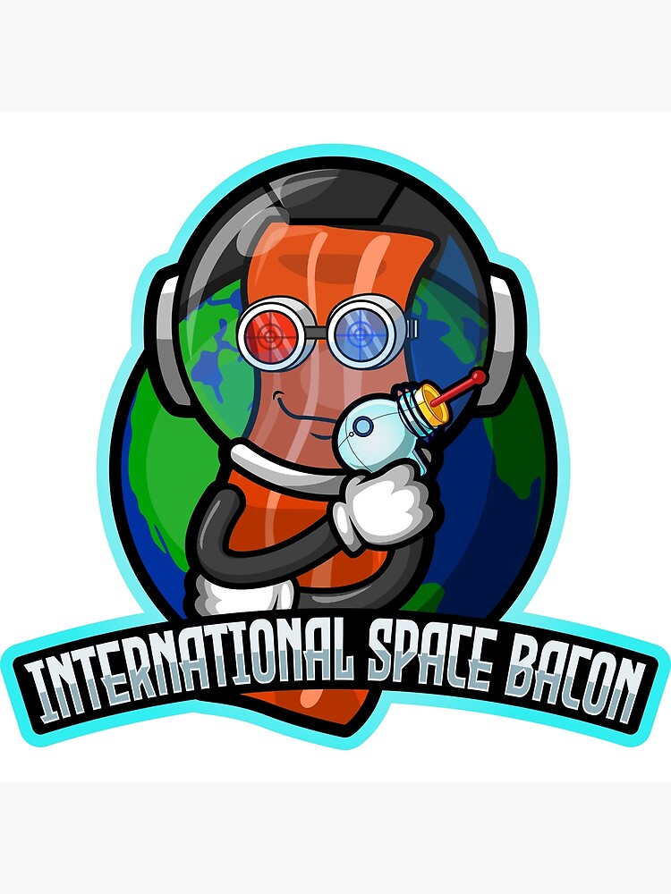 "International Space Bacon Gaming Logo" Poster for Sale by ...