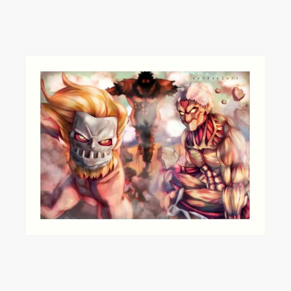 "MARLEYAN TITANS FANART -- Attack on Titan by Artfaelart" Art Print by ...