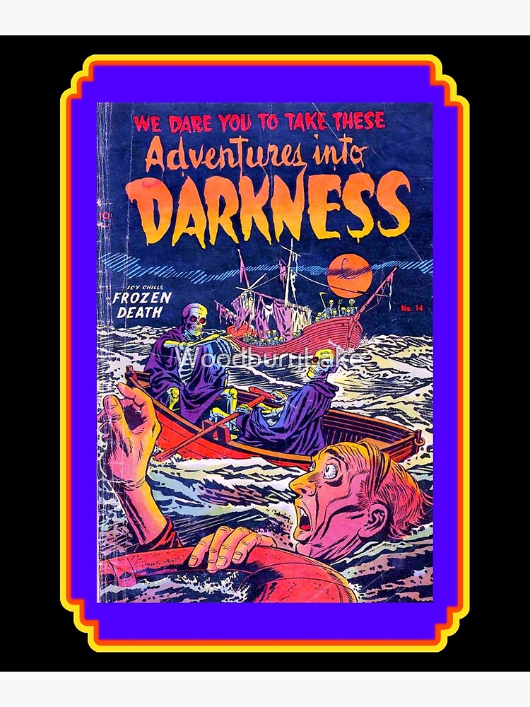 "Adventure Into Darkness Comic " Poster for Sale by WoodburyLake ...