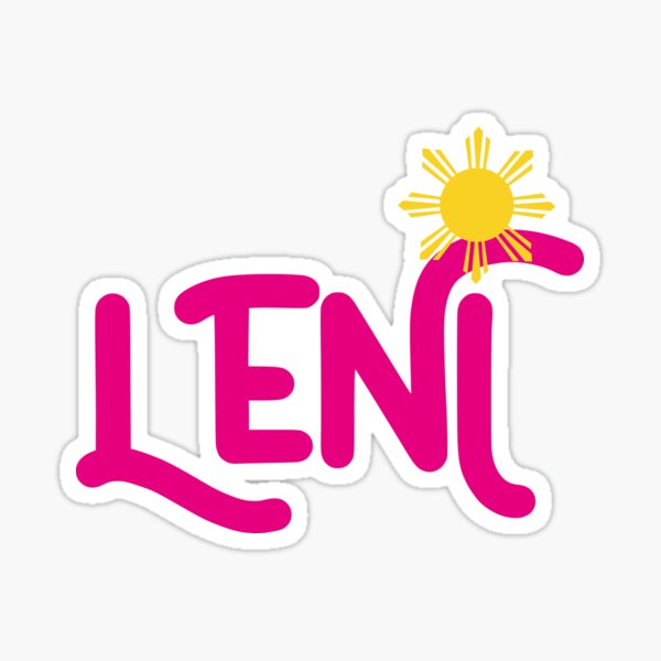 "Leni" Sticker for Sale by enriquepma | Redbubble