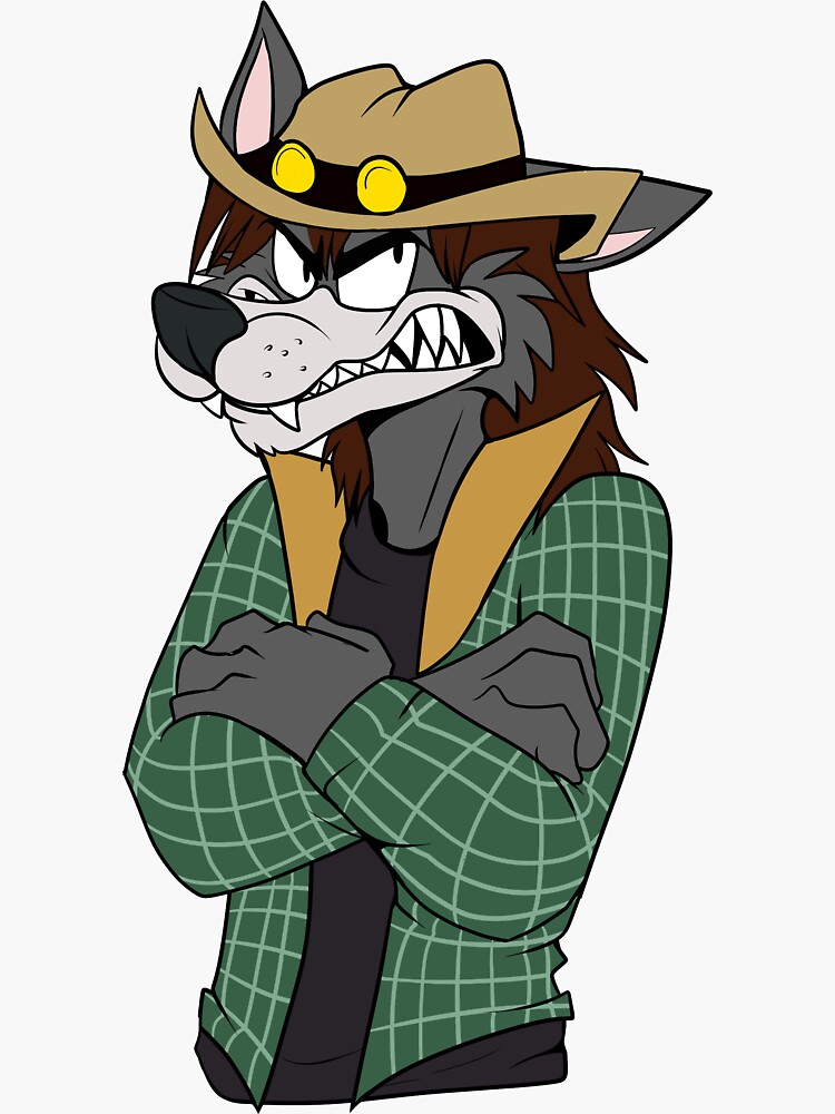 "Reilly Coyote Rantsona Pose" Sticker for Sale by WMGMerch | Redbubble