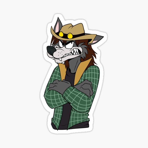 "Reilly Coyote Rantsona Pose" Sticker for Sale by WMGMerch | Redbubble