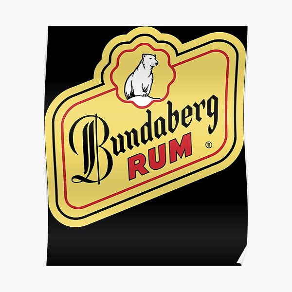 "Official Merchandise of bundaberg rum logo Classic" Poster by ...