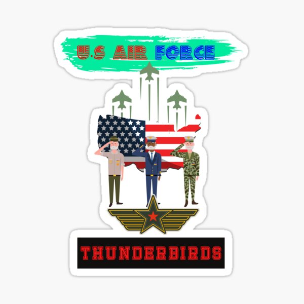 "us air force thunderbirds" Sticker for Sale by Chrisblazestore | Redbubble