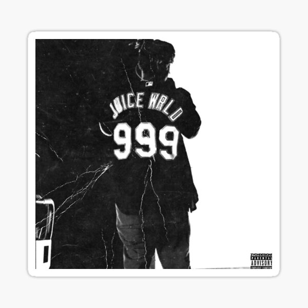 "black white 999" Sticker by mariawaterfi | Redbubble