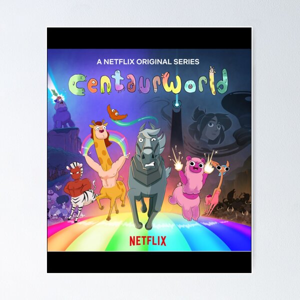 "the centaur world netflix " Poster for Sale by AstroTeenyArts | Redbubble