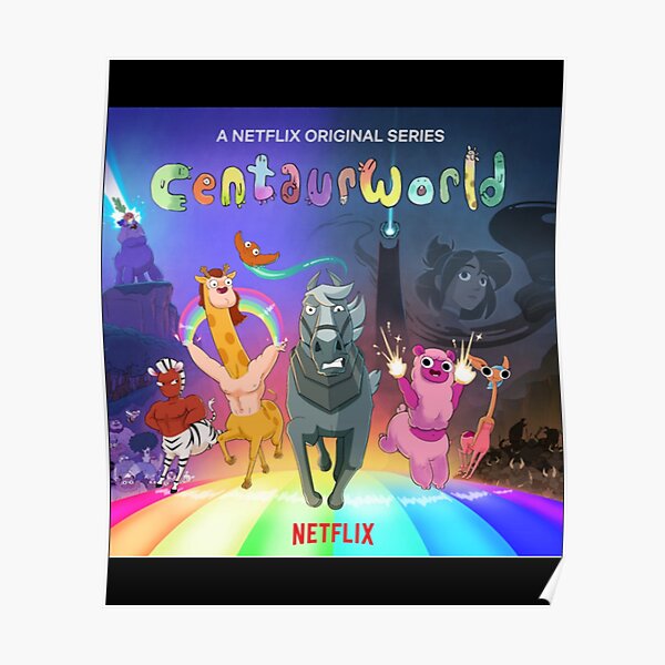 "the centaur world netflix " Poster by AstroTeenyArts | Redbubble