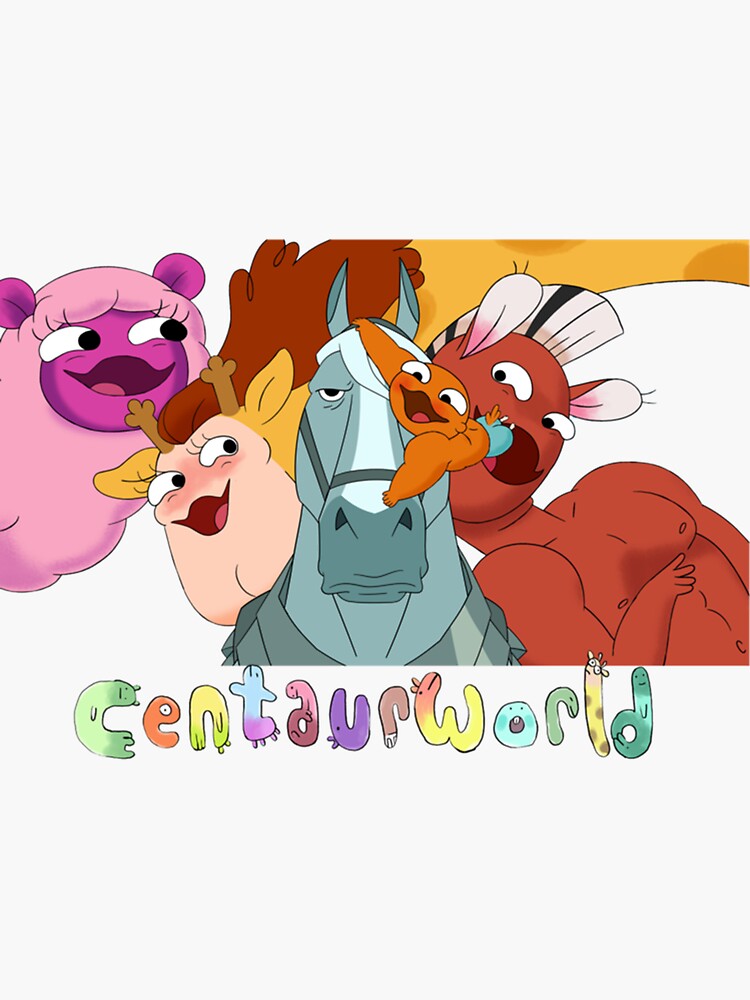 "The centaurworld " Sticker by AstroTeenyArts | Redbubble