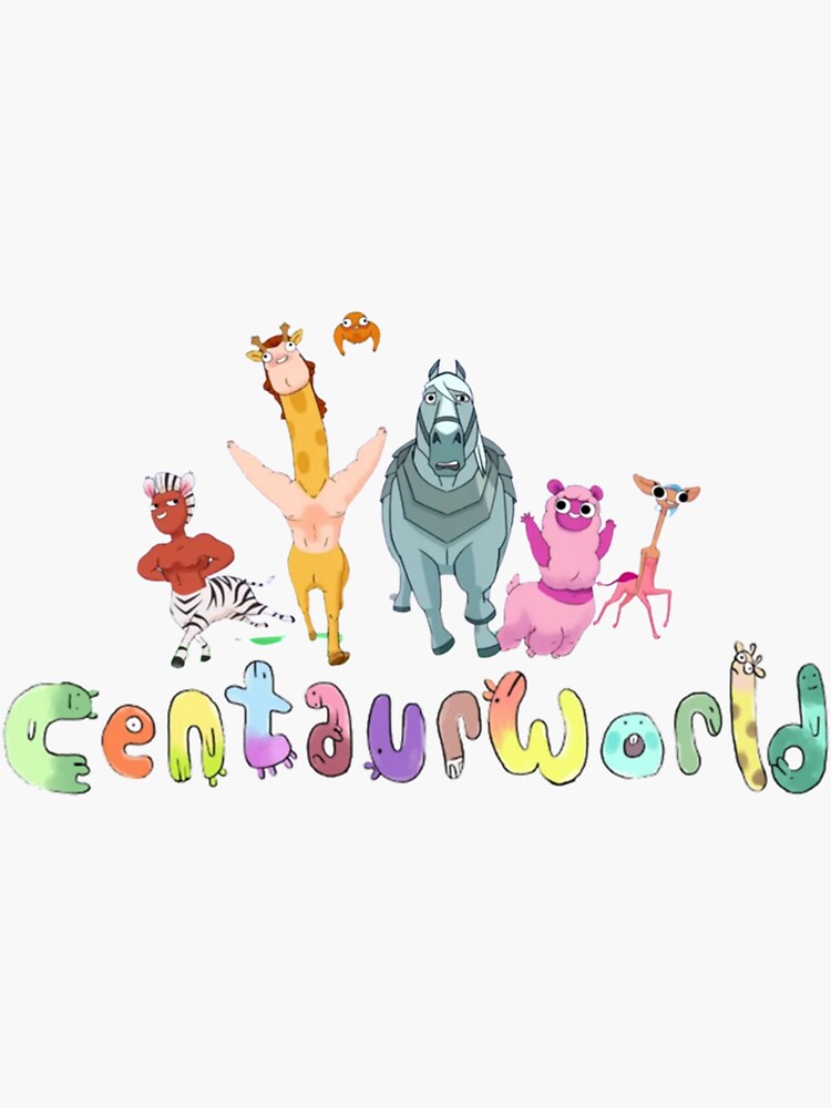 "centaurworld netflix show all characters" Sticker for Sale by ...