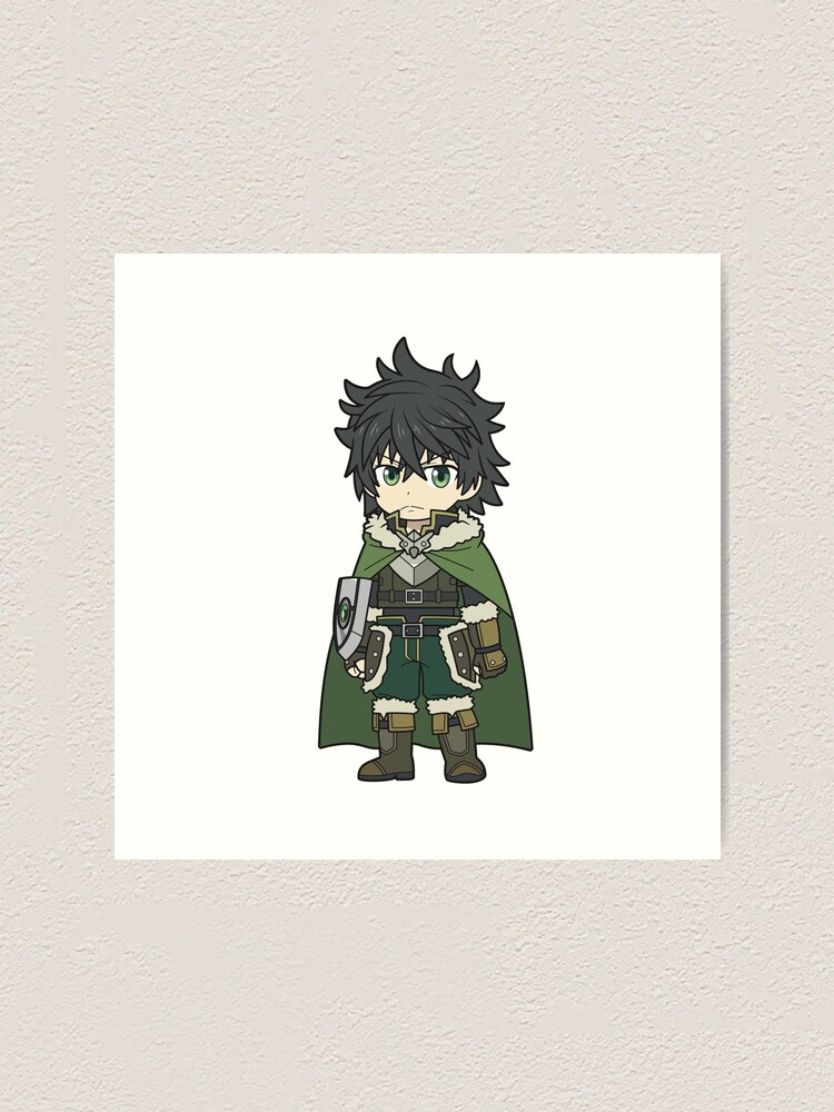 "Shield Hero Iwatani Naofumi Chibi" Art Print for Sale by ChibiCheems ...