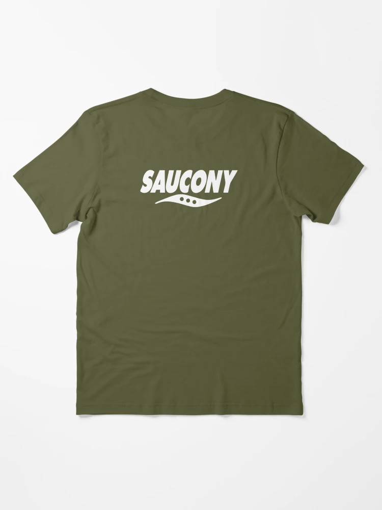 Saucony t shirts brown store