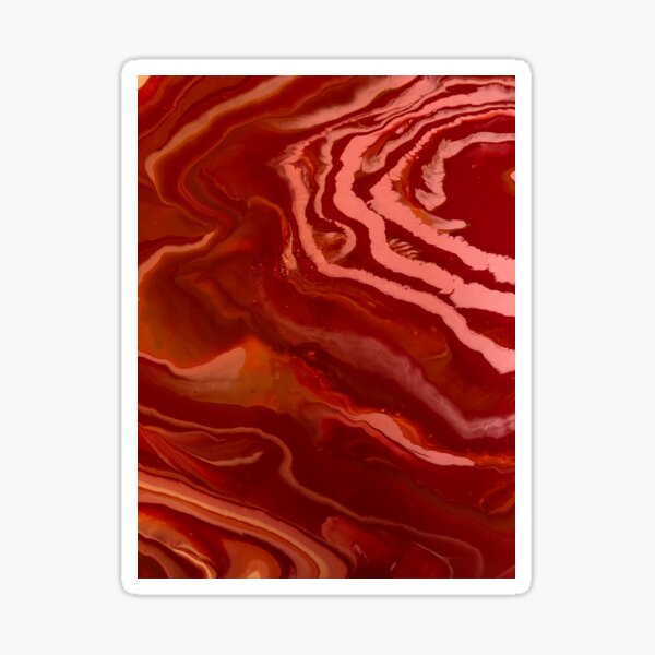 "Red Letter" Sticker by K-Idelle | Redbubble