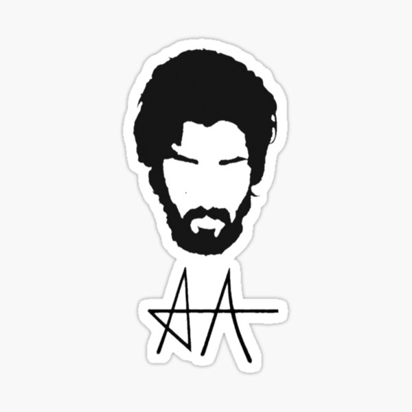 "Allu Arjun logo and face. Illustration" Sticker by Yodesign7 | Redbubble