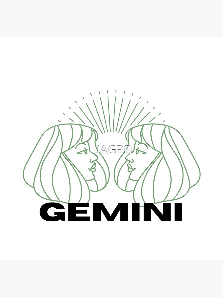 "Gemini Sign Zodiac Astrology" Poster for Sale by JAG2B | Redbubble