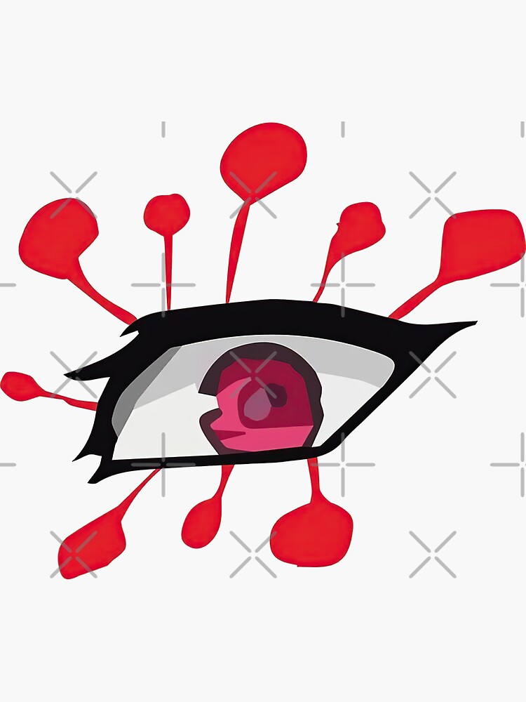 "Uzui Tengen Eyes" Sticker by AmberRamey | Redbubble