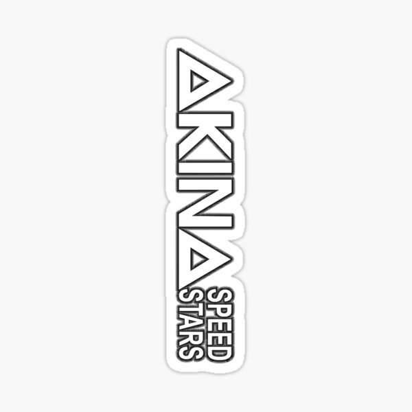 "Akina Speed Stars " Sticker by breckcelebrity | Redbubble
