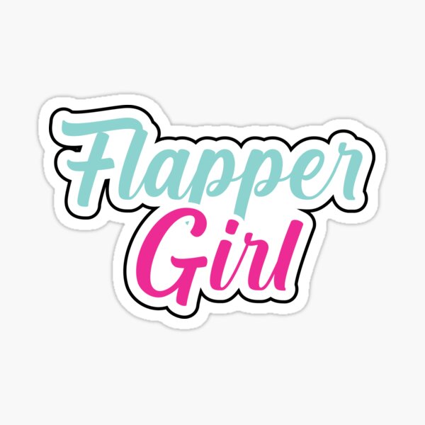 "Flapper Girl - Kawaii" Sticker by Everest-store | Redbubble