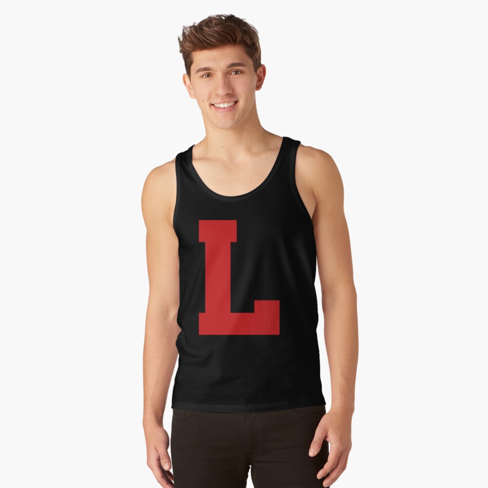 "Alphabet, Red L, Sports letter L" Sticker for Sale by TheCultStuff ...