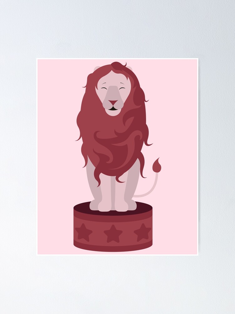 "Circus lion" Poster for Sale by Samuel-Ruhland | Redbubble