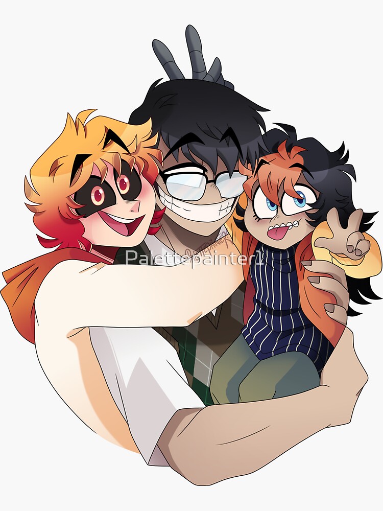 "Ectoplasm. Haiya and Riley " Sticker by Palettepainter1 | Redbubble