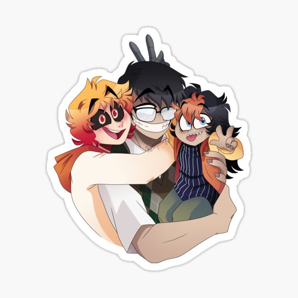 "Ectoplasm. Haiya and Riley " Sticker by Palettepainter1 | Redbubble