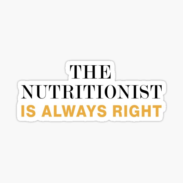 "Dietician Dietitian Nutritionist, Health Coach" Sticker for Sale by ...