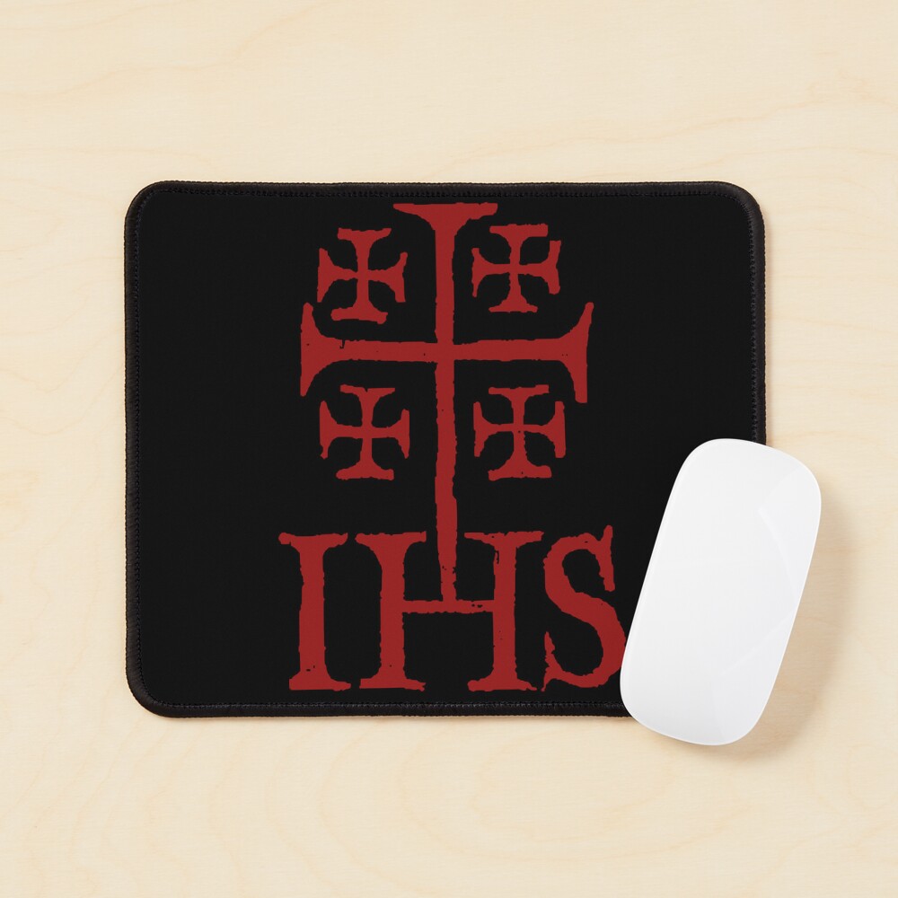 "Jerusalem Cross IHS" Sticker for Sale by Beltschazar | Redbubble