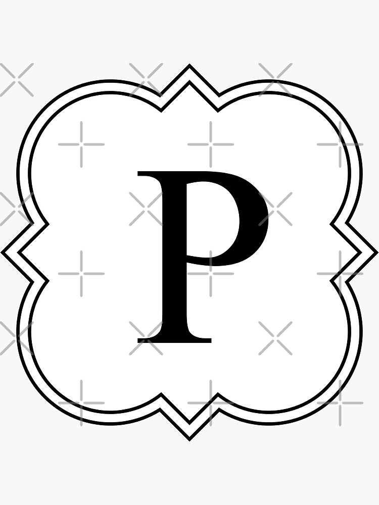 "Fancy P" Sticker for Sale by marinarcher | Redbubble