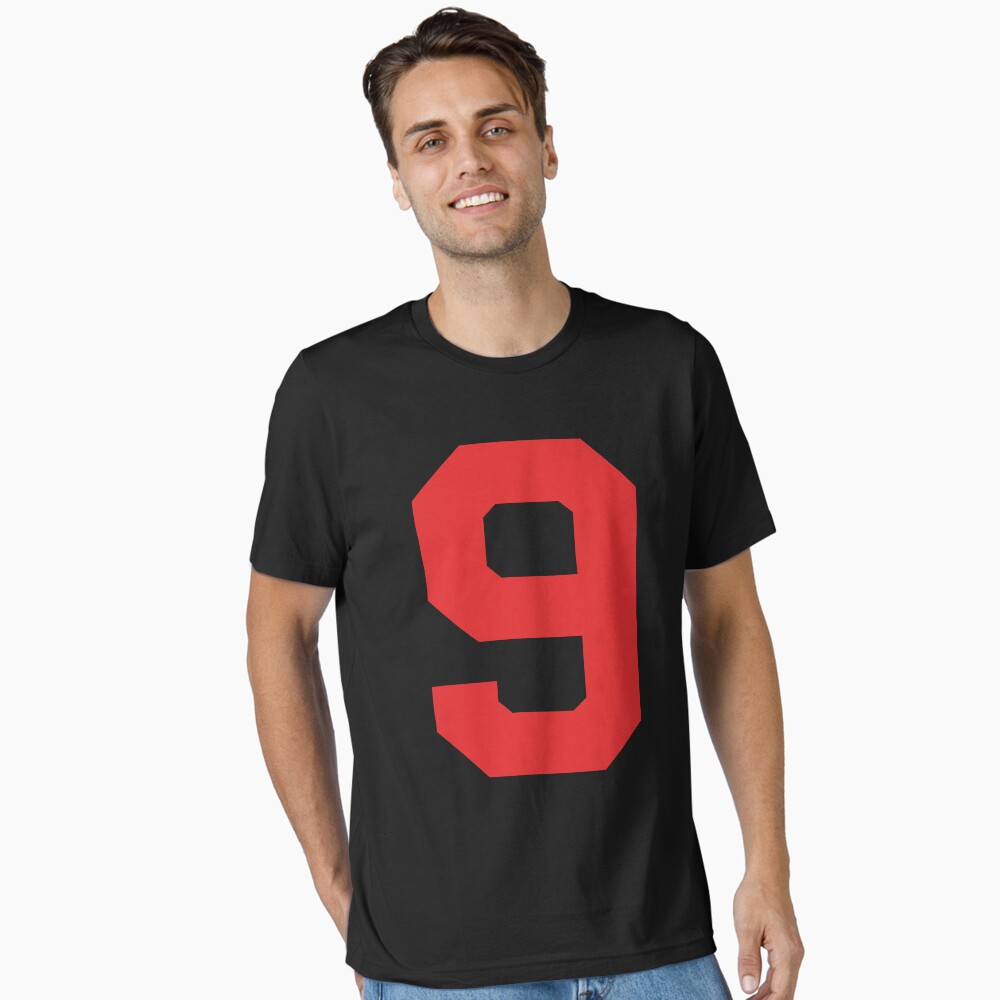 "Number 9, Red nine, Sports number 9" Sticker for Sale by TheCultStuff ...