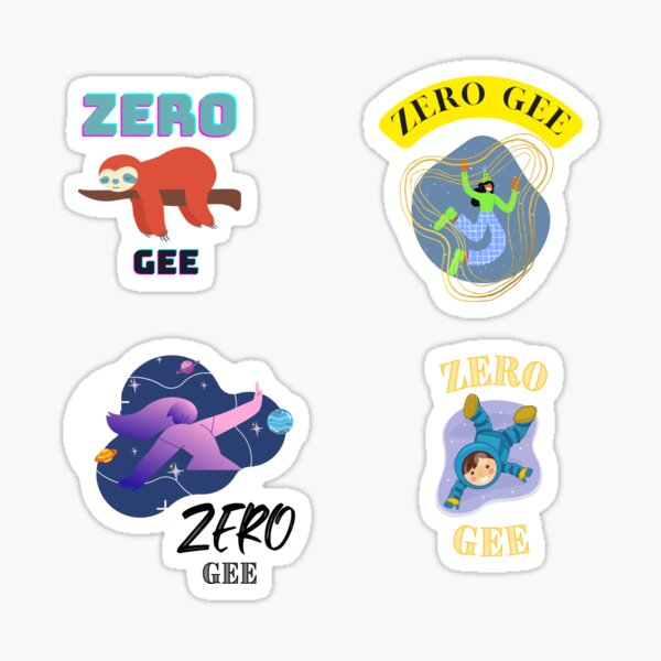 "Zero gee pack" Sticker by Tren-dzo | Redbubble