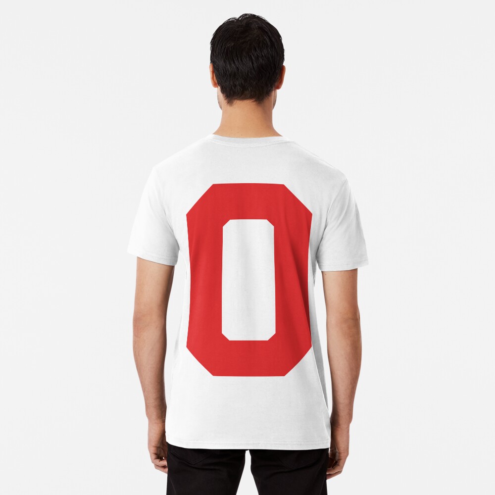 "Number 0, Red zero, Sports number 0" Sticker for Sale by TheCultStuff ...