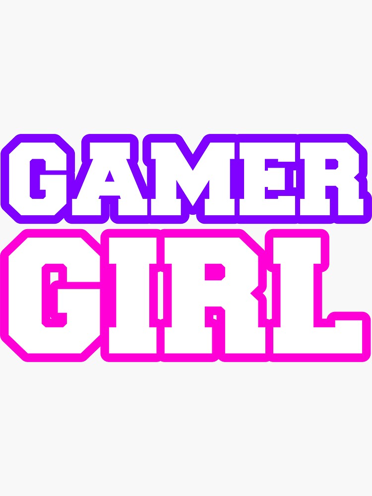 "Gamer girl" Sticker by hanneshannes02 | Redbubble