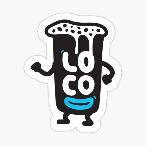 "loco cartoon Stickers" Sticker for Sale by rawintanpin | Redbubble