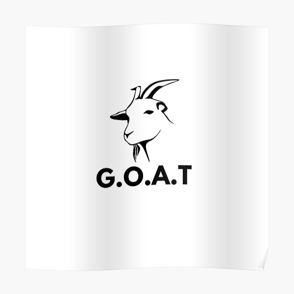 "A simple design with nice quality about the power of the G.O.A.T ...