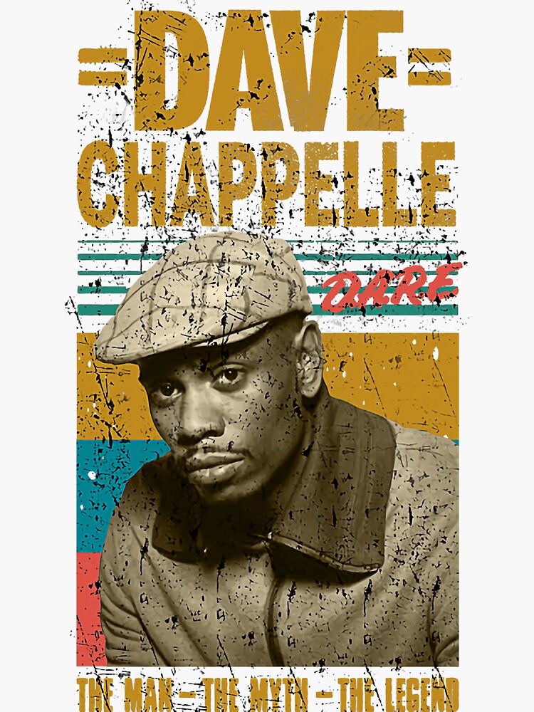 "Dave Chappelle" Sticker for Sale by heyzhelazo | Redbubble