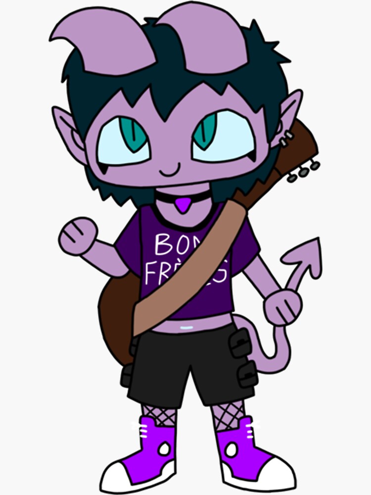 "Tread Nevers chibi " Sticker by GoddessUtopia | Redbubble