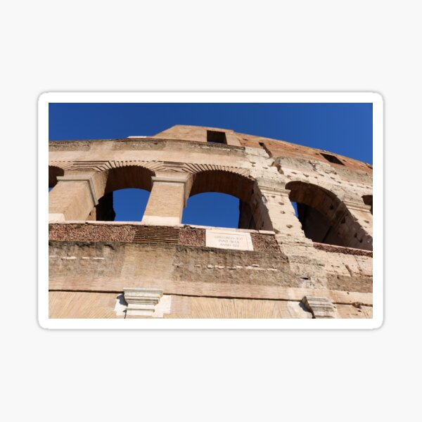 "Roman Colosseum in Rome Italy! " Sticker by brady4415 | Redbubble