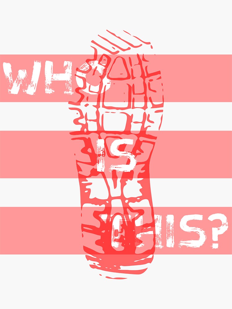 "Who is this" Sticker for Sale by ekkallol | Redbubble