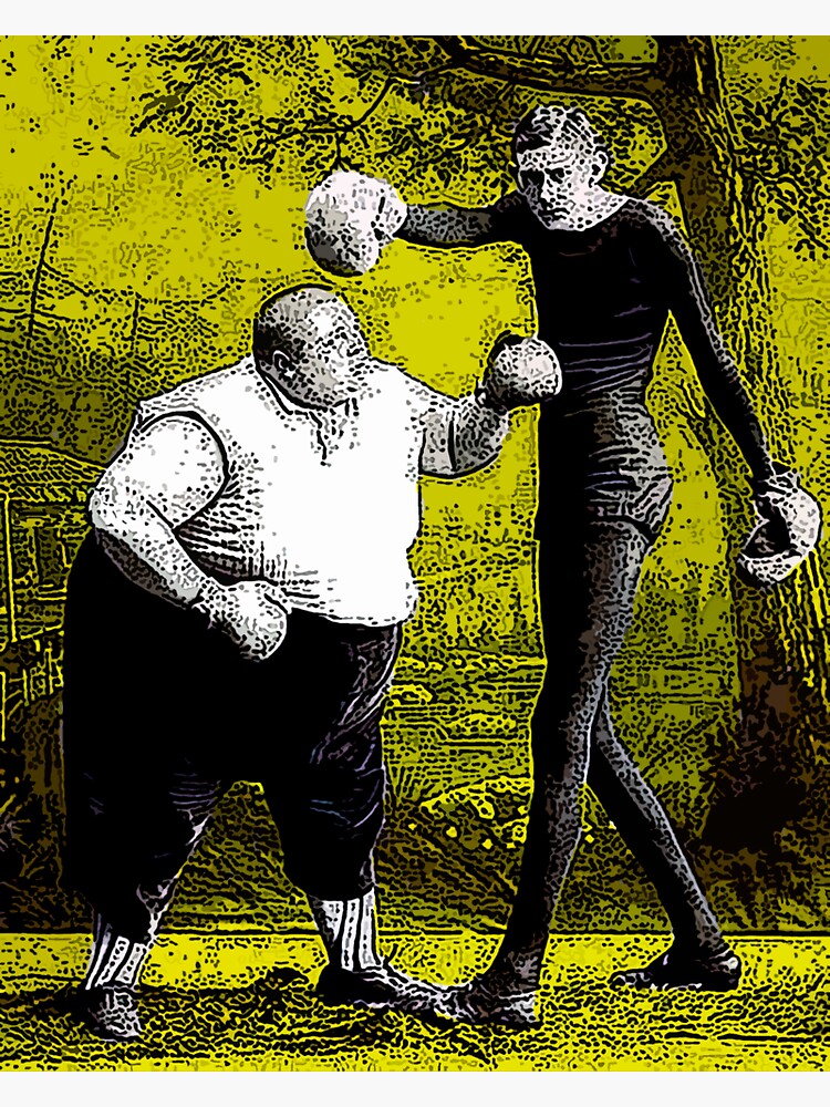 "Weird boxing from the Victorian era" Sticker for Sale by ...