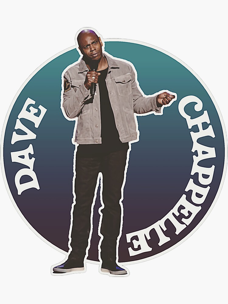 "Dave Chappelle" Sticker by heyzhelazo | Redbubble