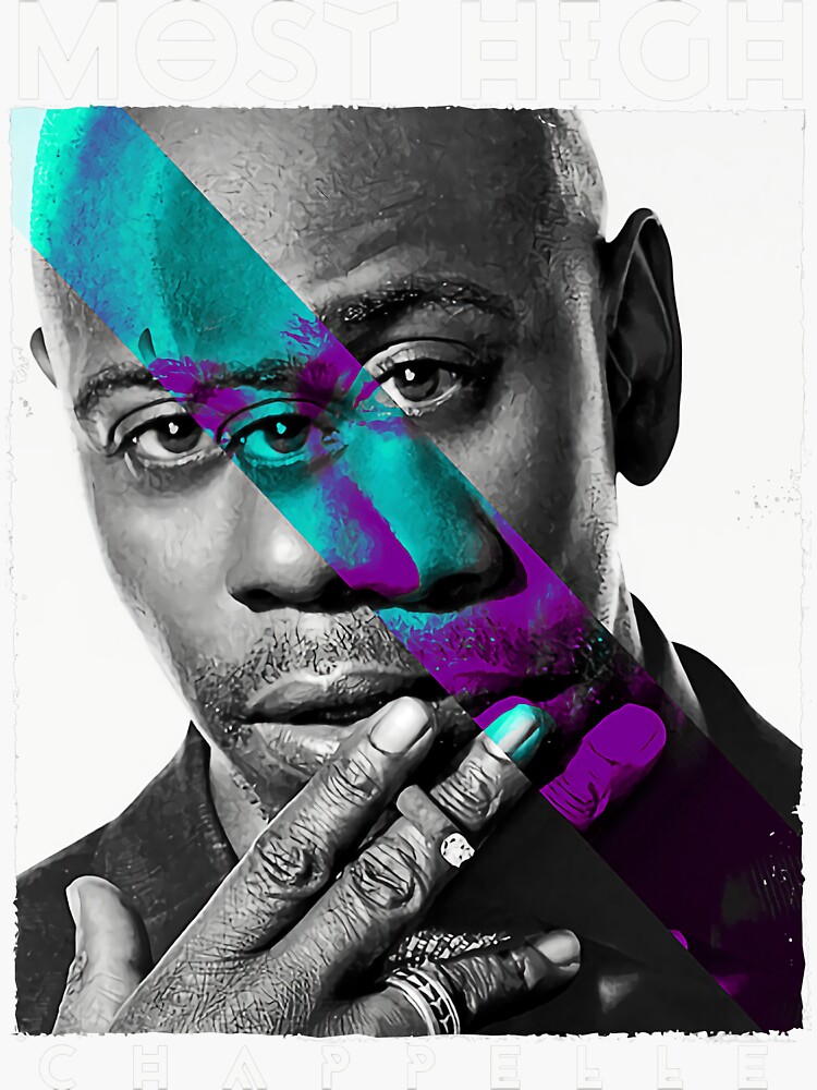 "Dave Chappelle" Sticker by heyzhelazo | Redbubble