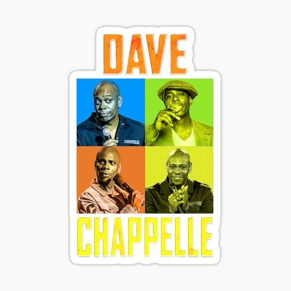 "Dave Chappelle" Sticker by heyzhelazo | Redbubble