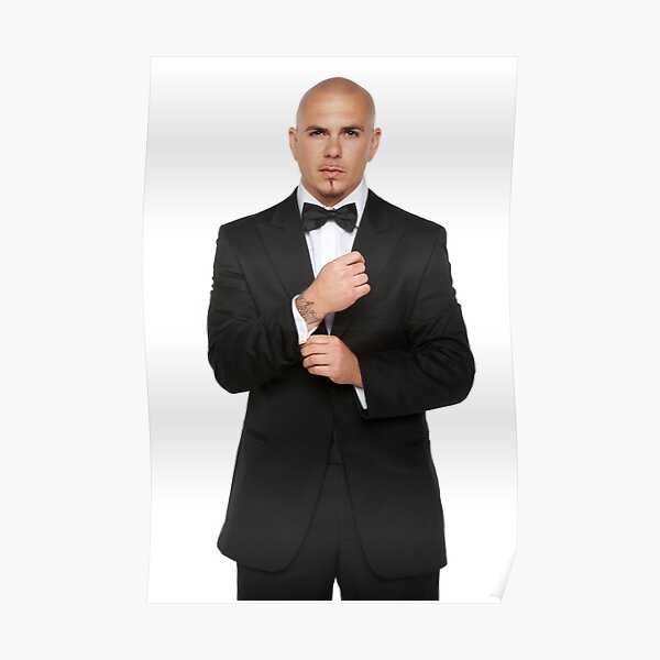 "Pitbull Rapper Art" Poster for Sale by LokavyaLennon | Redbubble