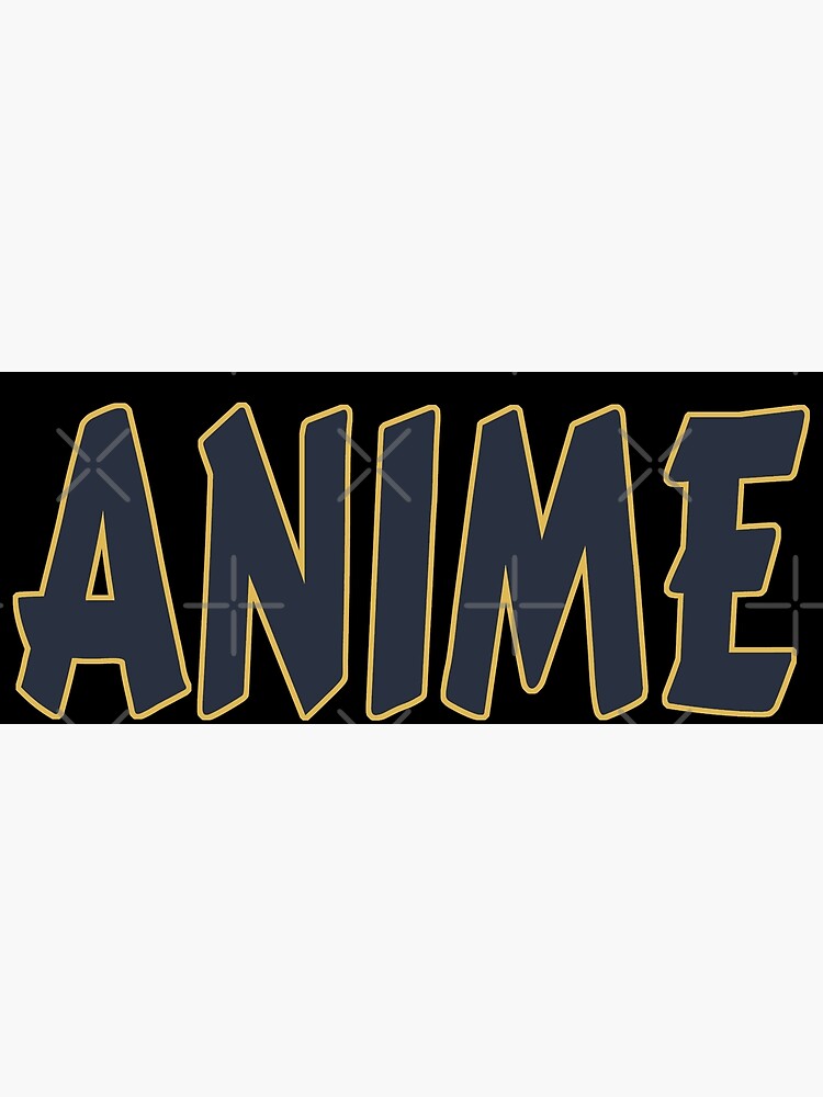 " Anime Text, Typography, Kawaii, Funny Anime, Aesthetic Anime" Poster ...