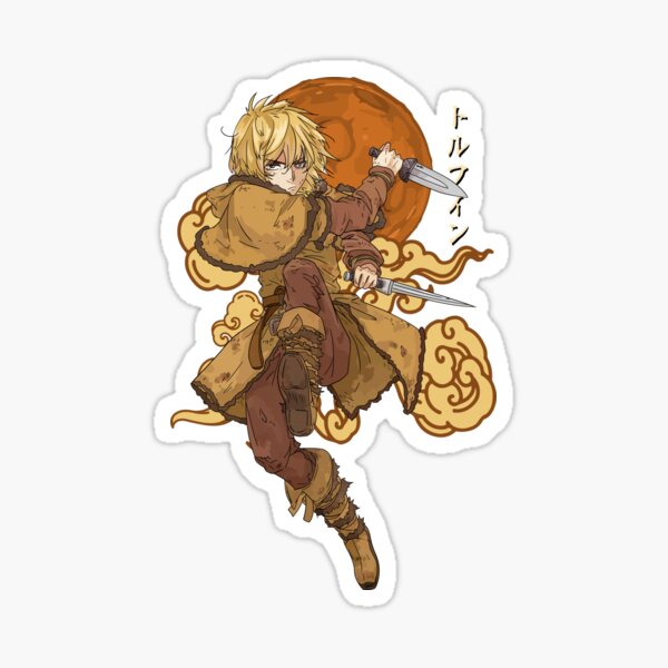 "Thorfinn" Sticker for Sale by reelanimedragon | Redbubble