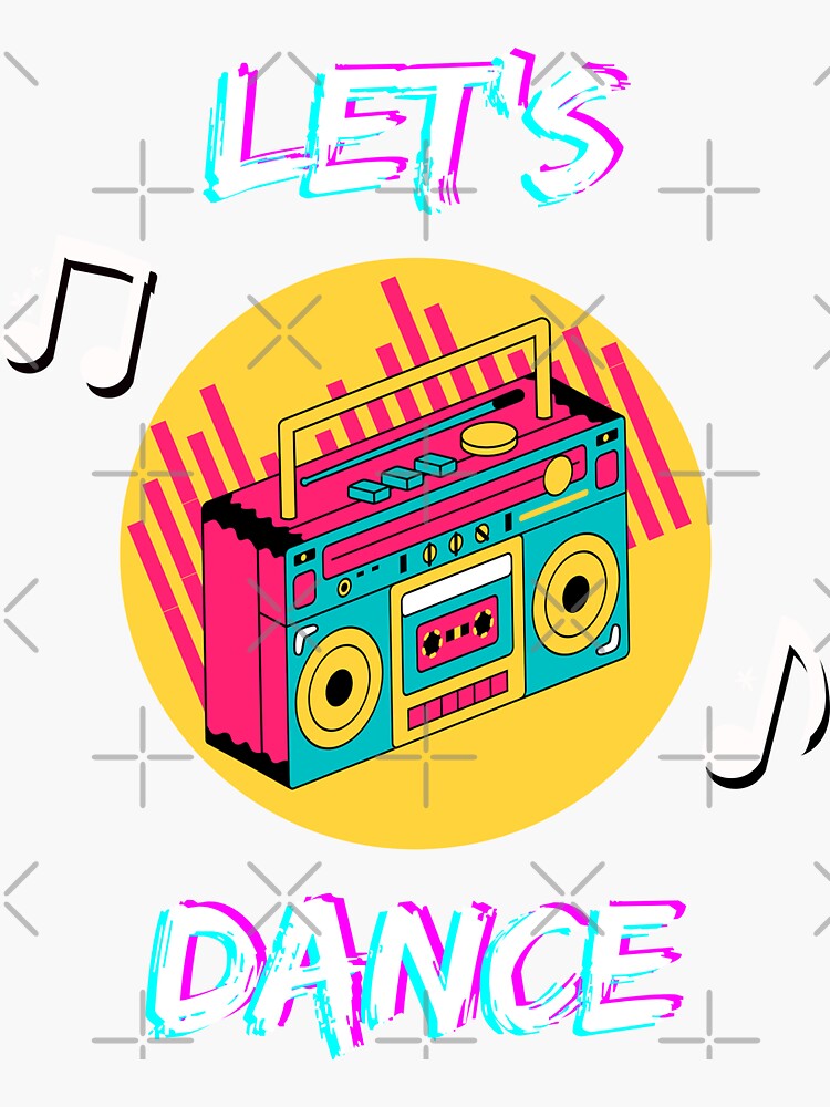 "Let's Dance" Sticker by DeversDesigns | Redbubble