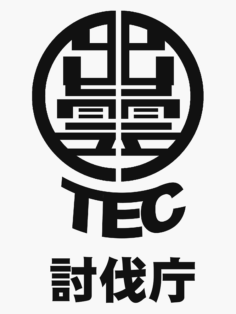 "TEC logo Kaiju No 8 Sleeve" Sticker for Sale by toyibvanjava | Redbubble