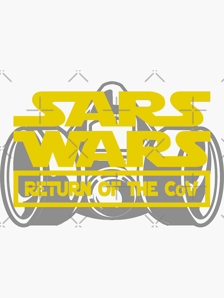 "SARS WARS #4" Sticker for Sale by RICK-TURNER | Redbubble