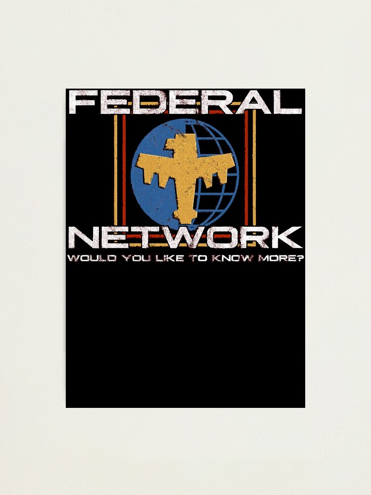 "Federal Network logo inspired by Starship Troopers" Photographic Print ...